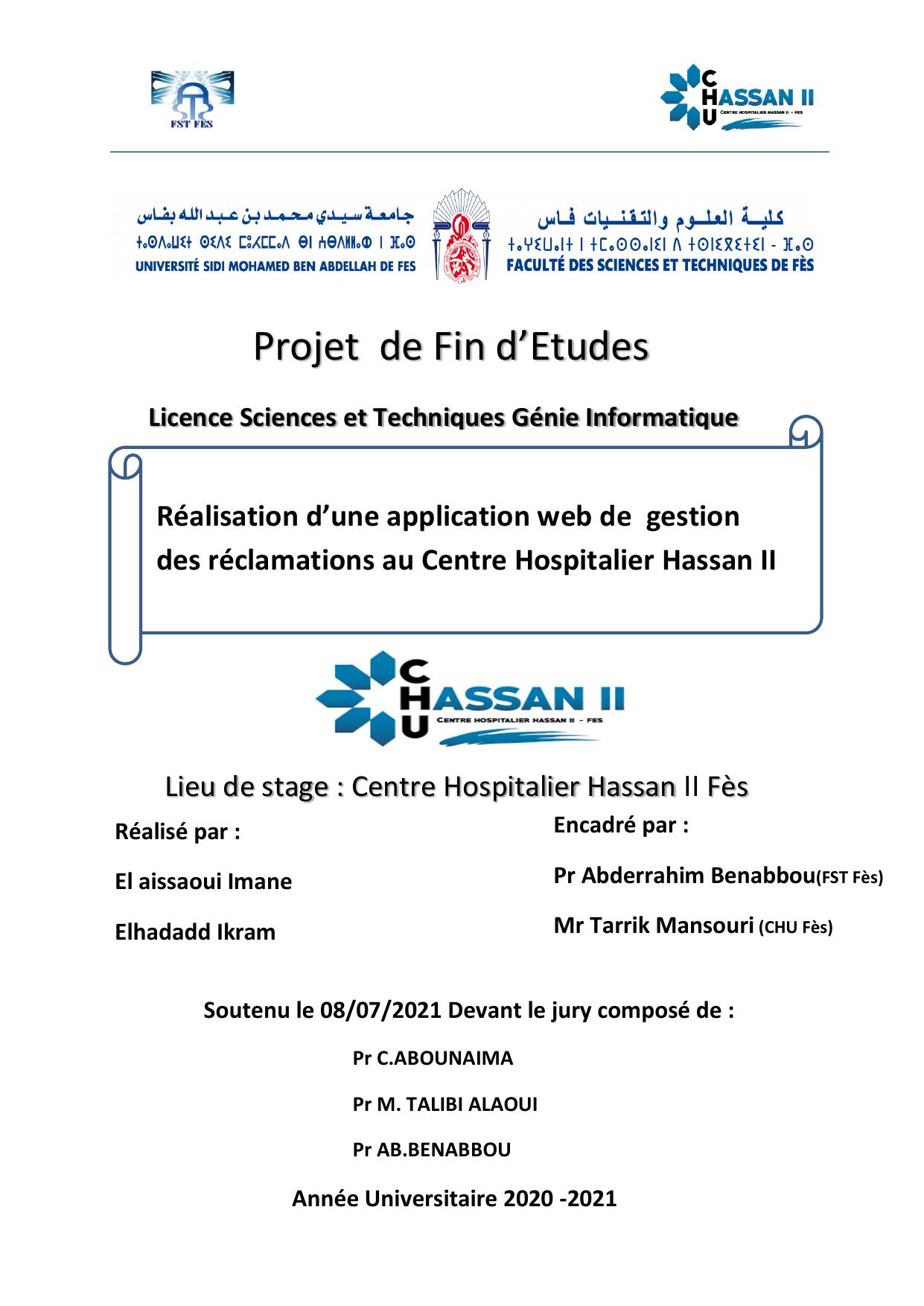 Bibliothéque FST de Fès | pfe (Réparé)